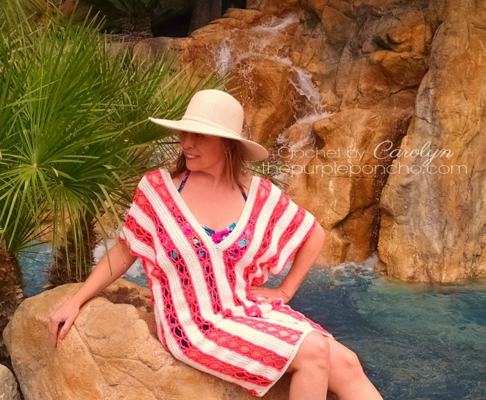 Beach Day Cover-Up Tunic - Free Crochet Pattern & Yarn Review - The ...